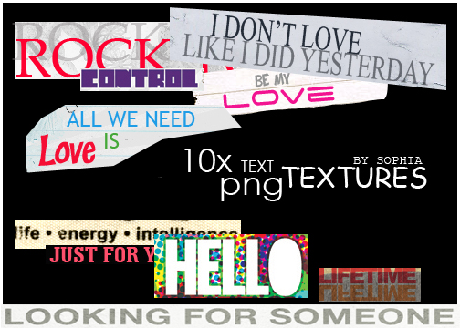 _Text_Textures_Set1 by Sophia9McC9Bek on DeviantArt