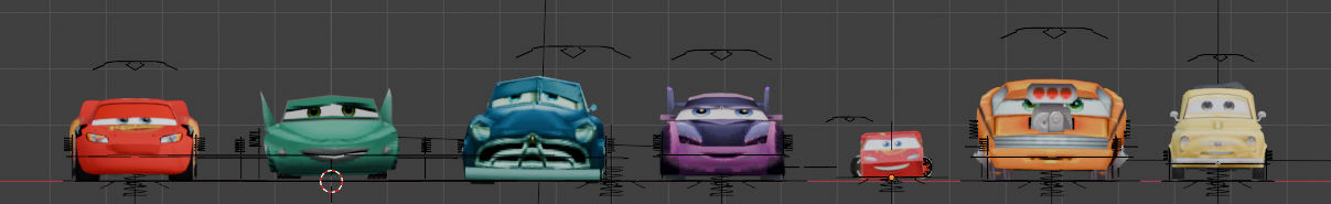 Pixar Rigged Cars Pack by FranchuMar on DeviantArt
