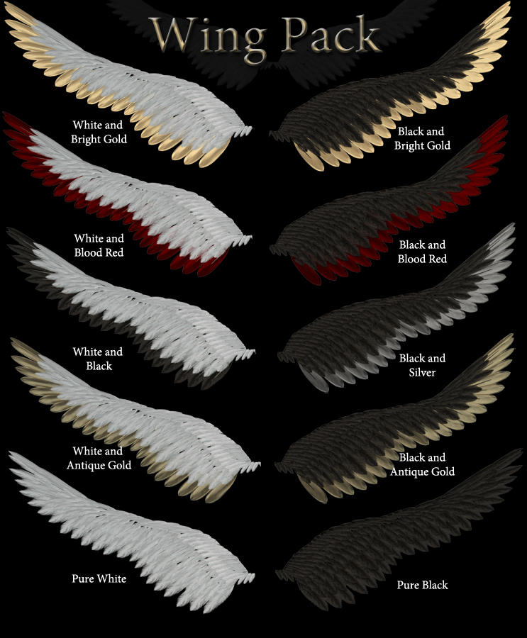 Wings Pack by ED-resources on DeviantArt