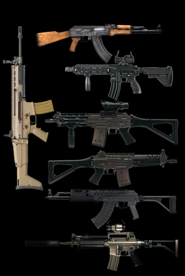 Assault-Rifle-Pack-PNG by Mahdi-Dawood on DeviantArt