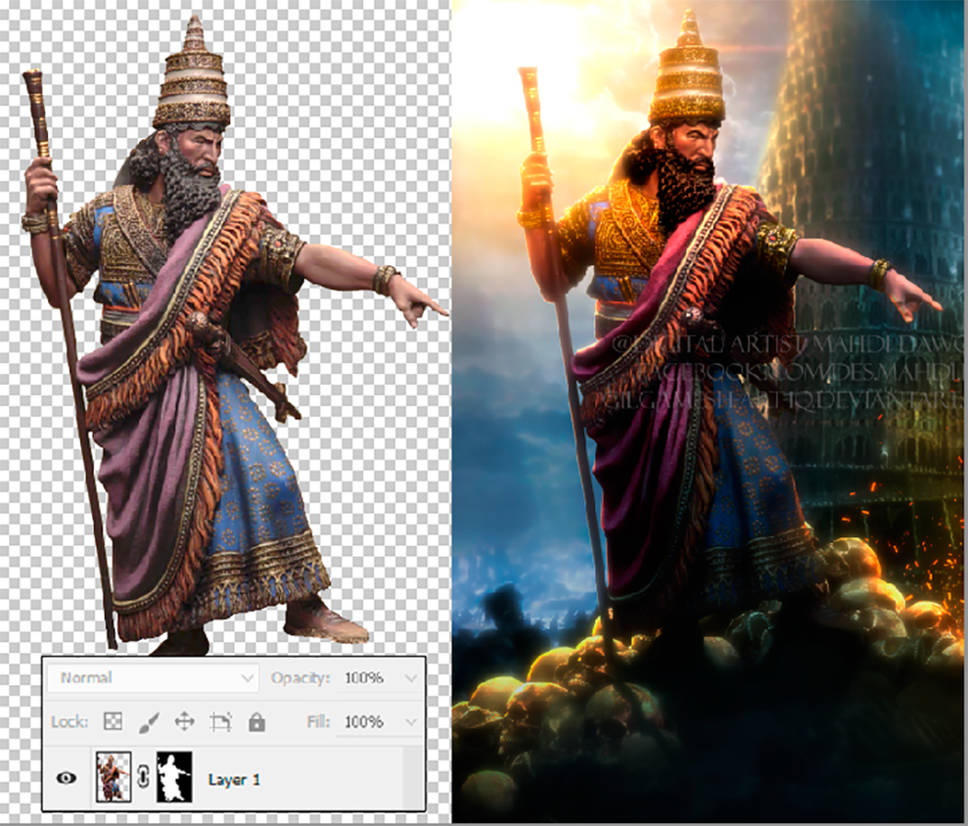 Sargon of Akkad . PSD With Mask by Mahdi-Dawood on DeviantArt