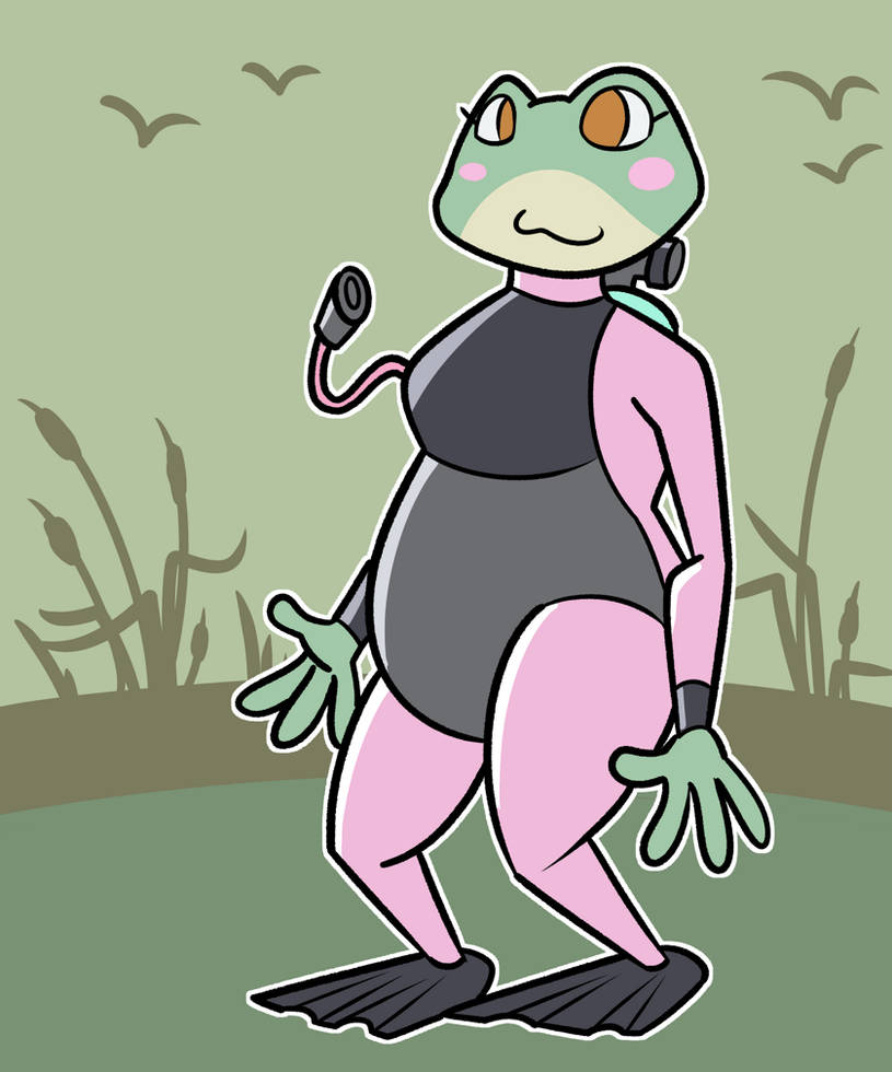 Lepe the Frog! by PondsRiversWhateves on DeviantArt