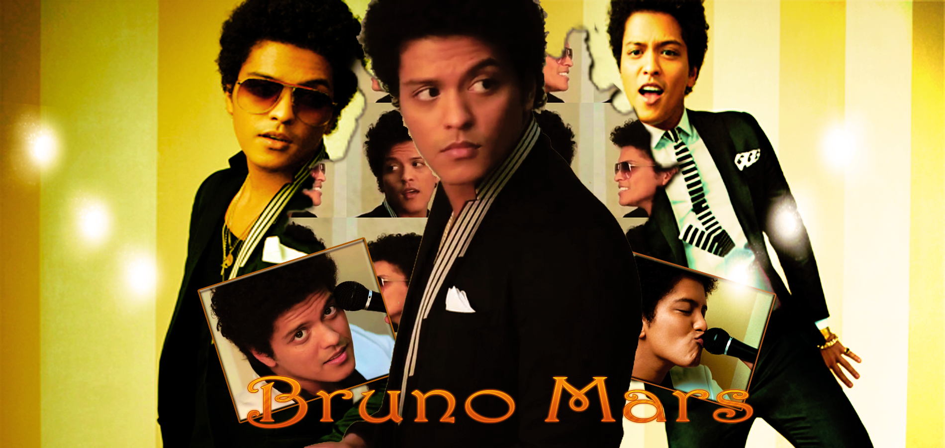 Bruno Mars Wallpaper Collage