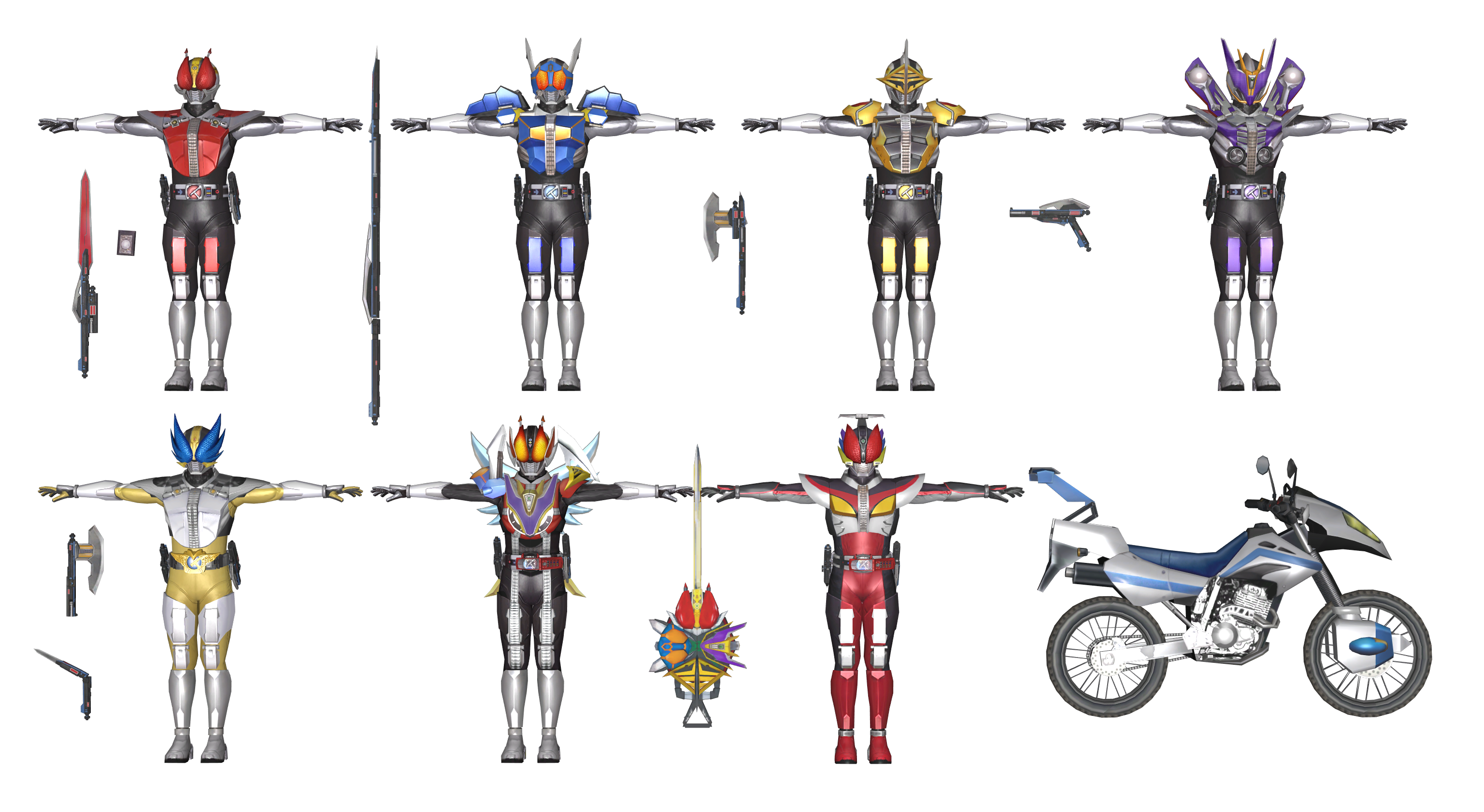 (Battride War Genesis) Kamen Rider Den-O Pack by kaiserraiser on DeviantArt