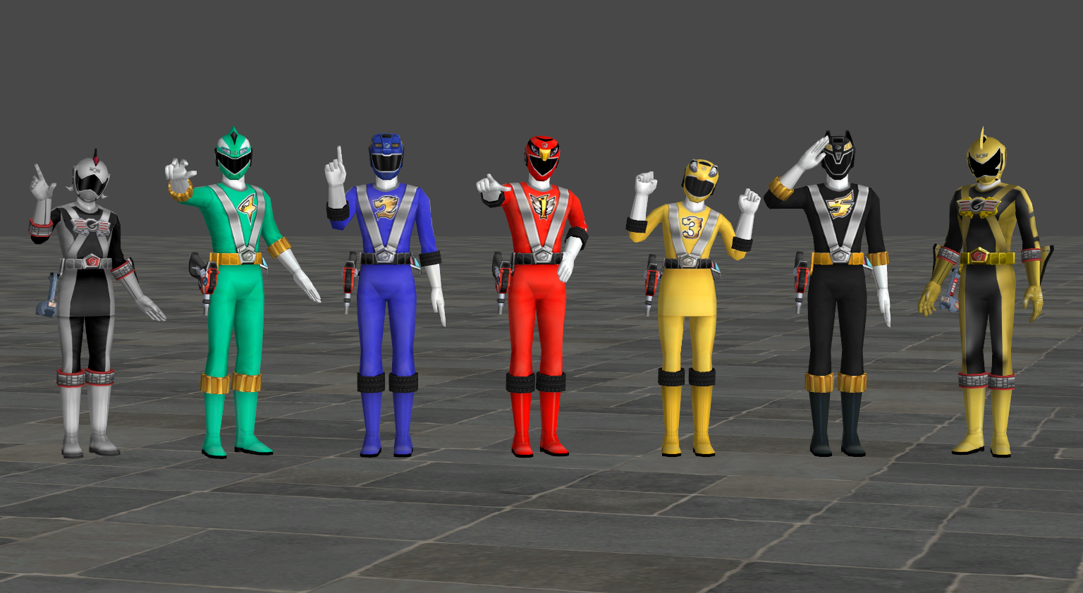 (SSLW) Go-onger by kaiserraiser on DeviantArt