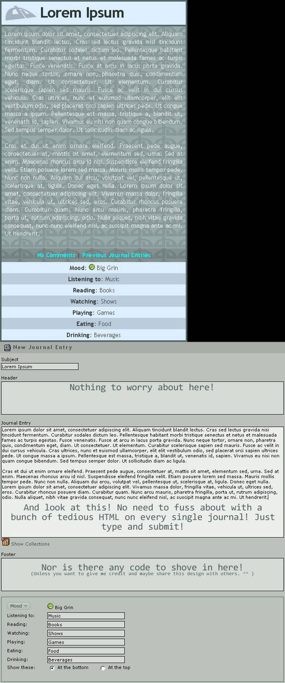 dA:Minimal Journal CSS by Abfc on DeviantArt