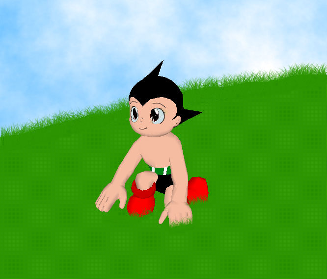 Astro Boy Standing Up (gif) by OrdoMandalore on DeviantArt
