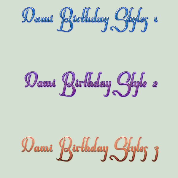 Birthday Style Set by damilepidus on DeviantArt