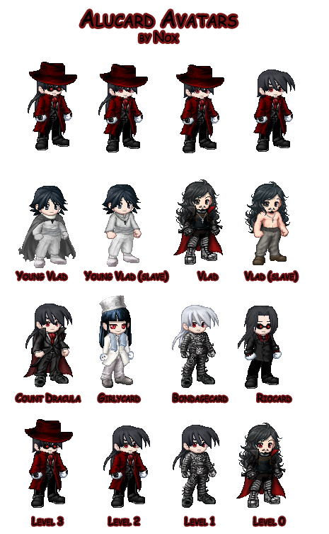 Alucard Avatars by Nox-dl on DeviantArt