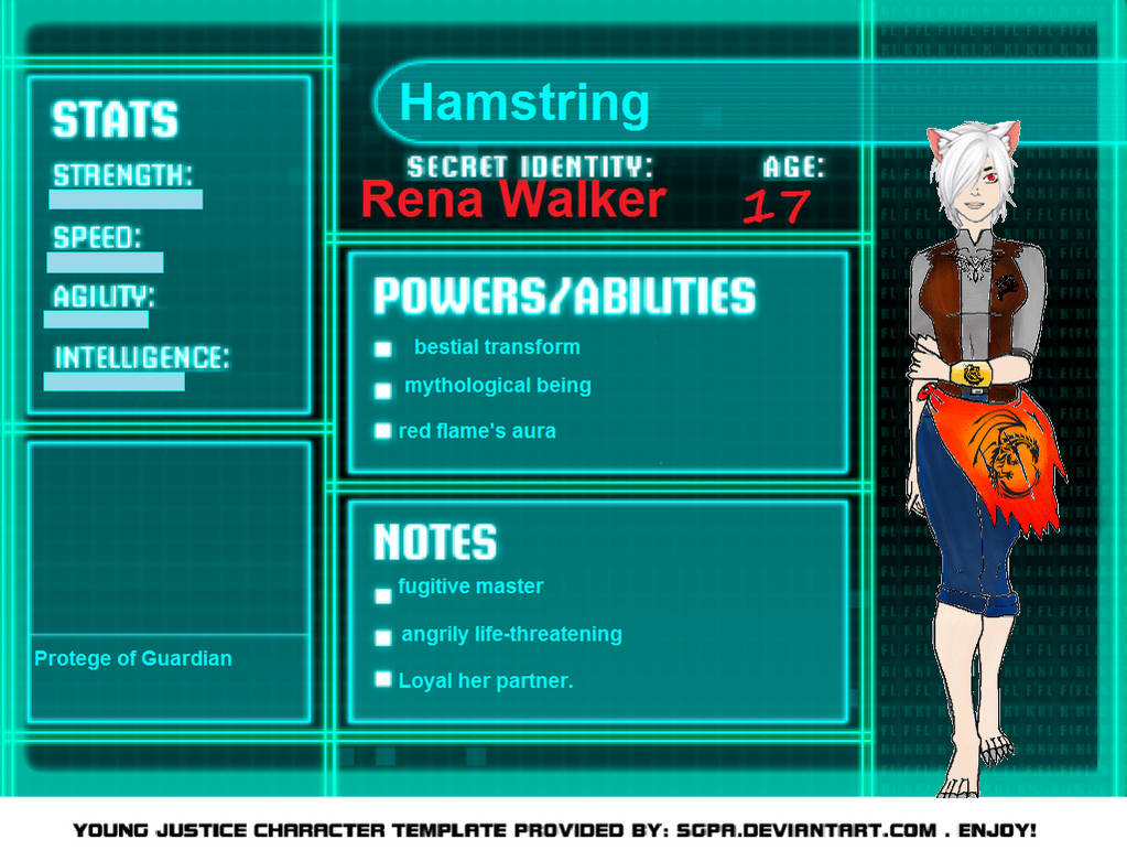 Rena Walker-Hamstring by setery on DeviantArt