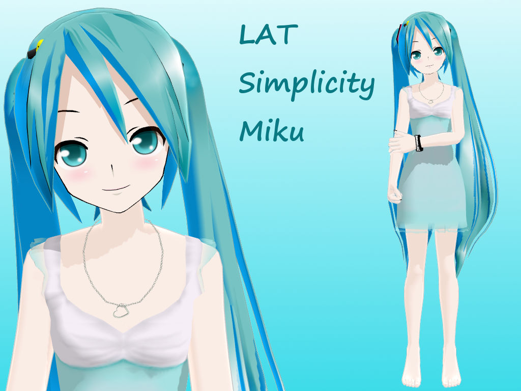 [Newcomer] LAT Simplicity Miku [+DL] by Kokoro-Hane on DeviantArt