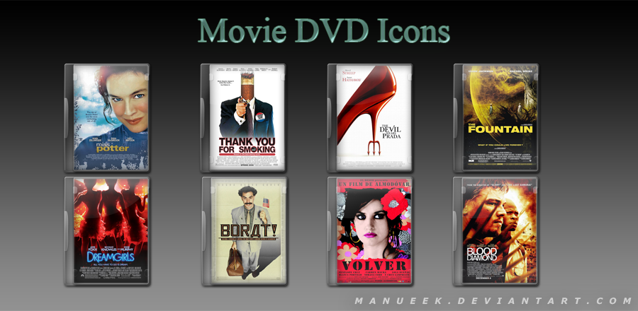 Movie DVD Icons 3 by manueek on DeviantArt