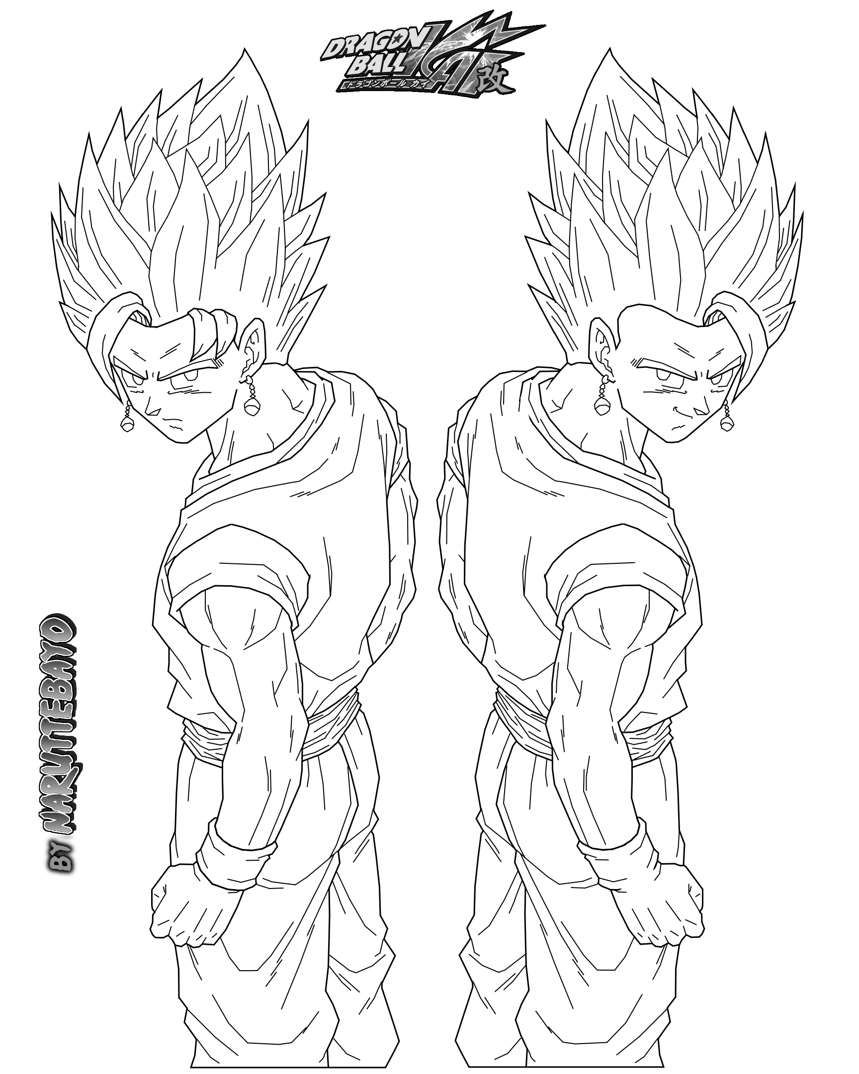 Anime Back To Back Pose