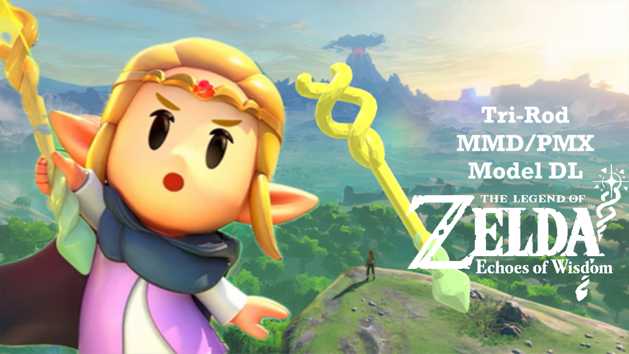 Legend of Zelda: Echoes of Wisdom Tri Rod MMD DL by Black-Star7 on ...