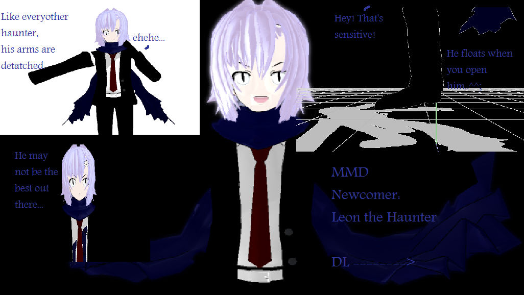 MMD Newcomer - Leon the Haunter READ DESCRIPTION! by neko-bat on DeviantArt