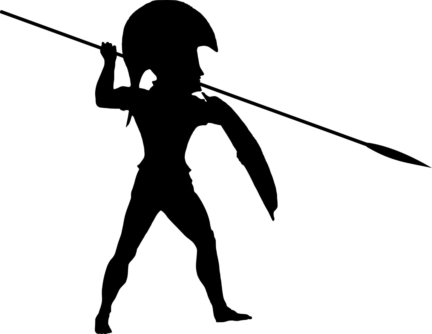 Hoplite silhouette by Vidugavia on DeviantArt
