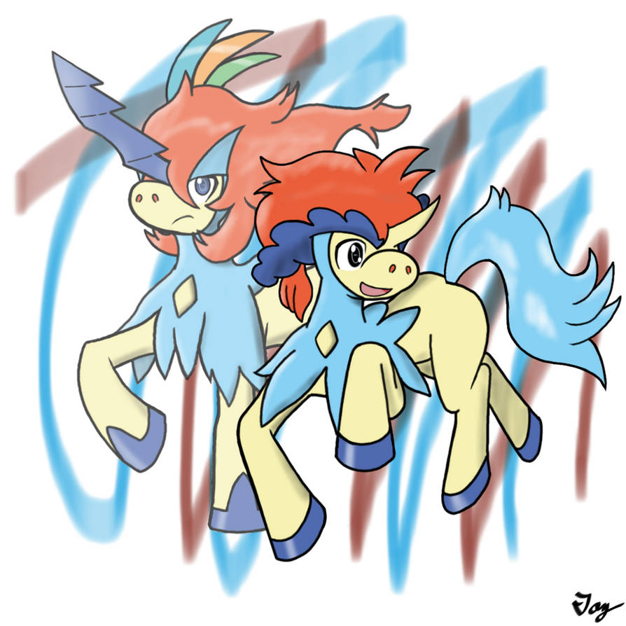 Pokemon Keldeo Character by MultiTAZker on DeviantArt