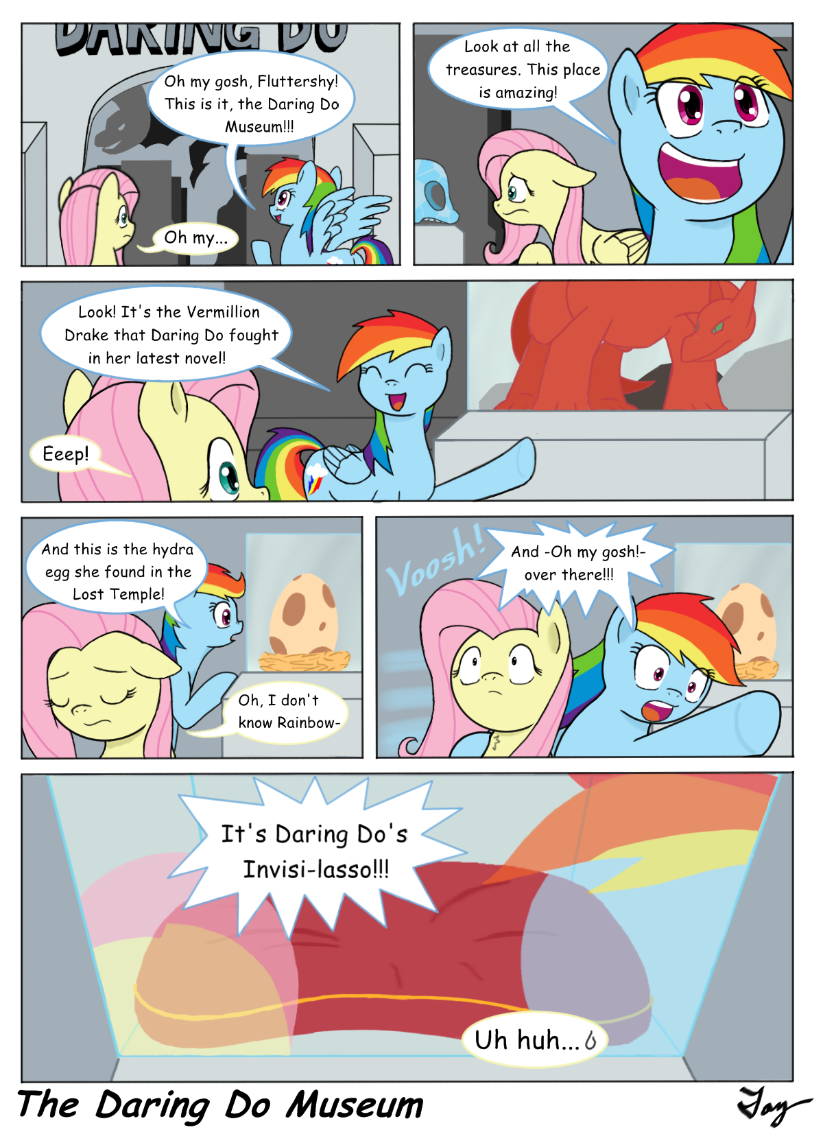 Daring Do And Rainbow Dash Comic