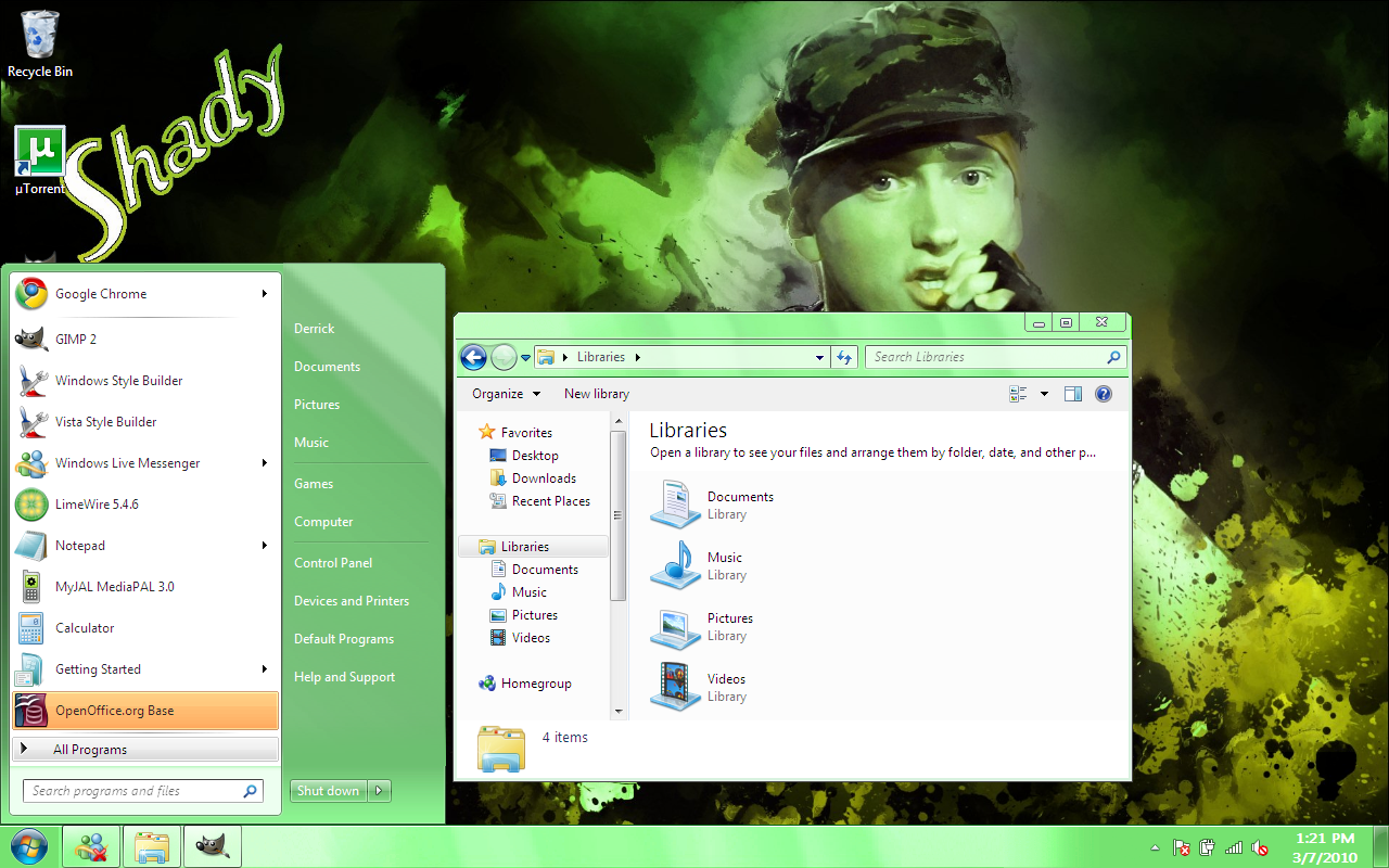 Windows 7 Aero Green Basic VS by dpmm07 on DeviantArt