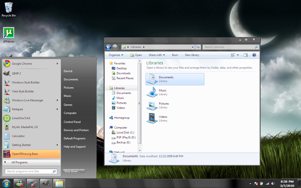 Windows 7 Aero Black Basic VS by dpmm07 on DeviantArt