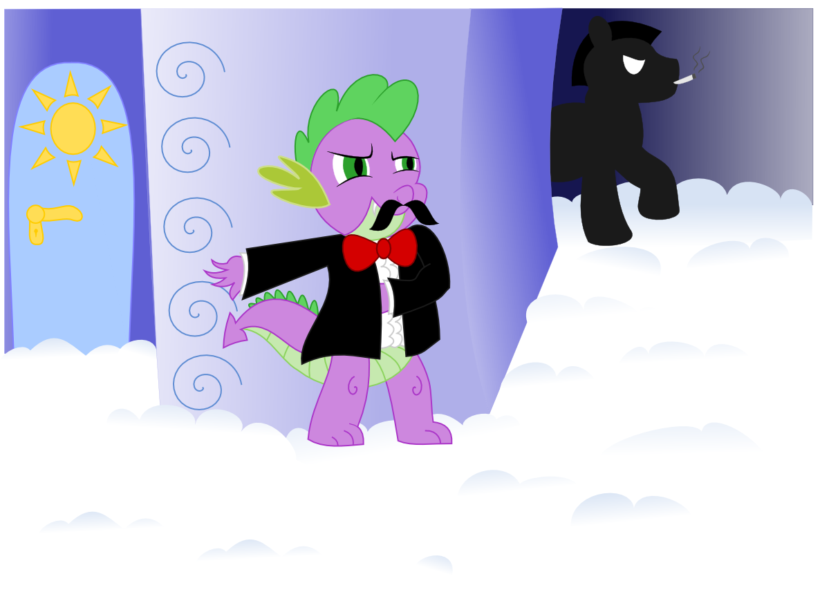 Secret Agent Spike The Dragon by irky3 on DeviantArt