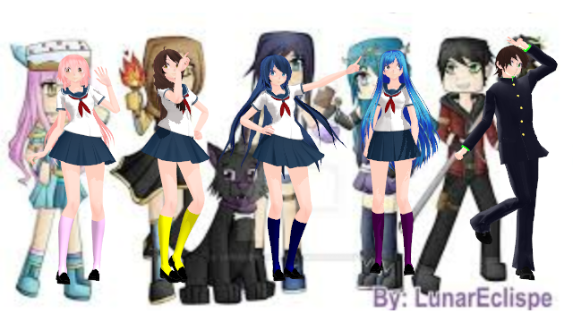 Itsfunneh School Uniforms by LapisPurple28 on DeviantArt