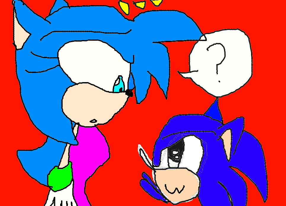 Sonic? by RachaelThehedgie on DeviantArt