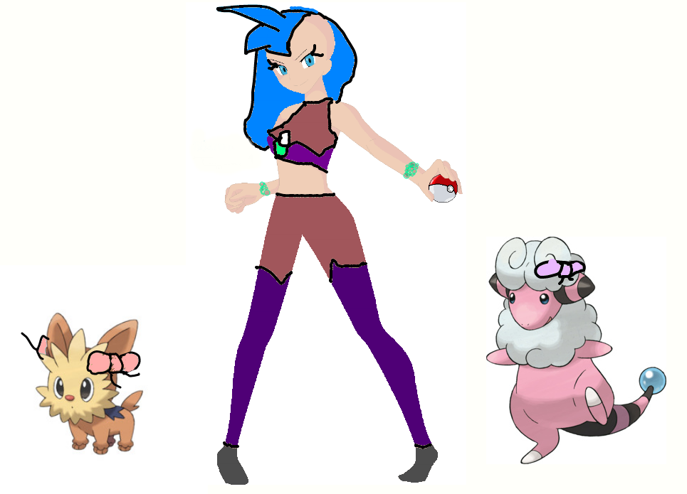 Rachael The Pokemon Trainer by RachaelThehedgie on DeviantArt