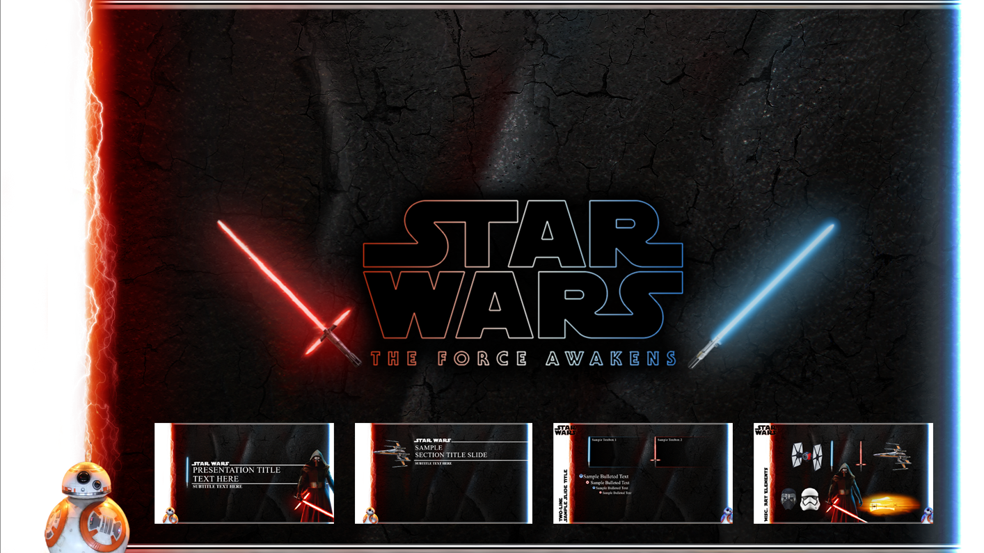 Star Wars The Force Awakens Powerpoint Template by foxgguy2001 on ...