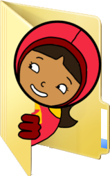 WordGirl Windows Folder Icon v02 by phantom-ice on DeviantArt