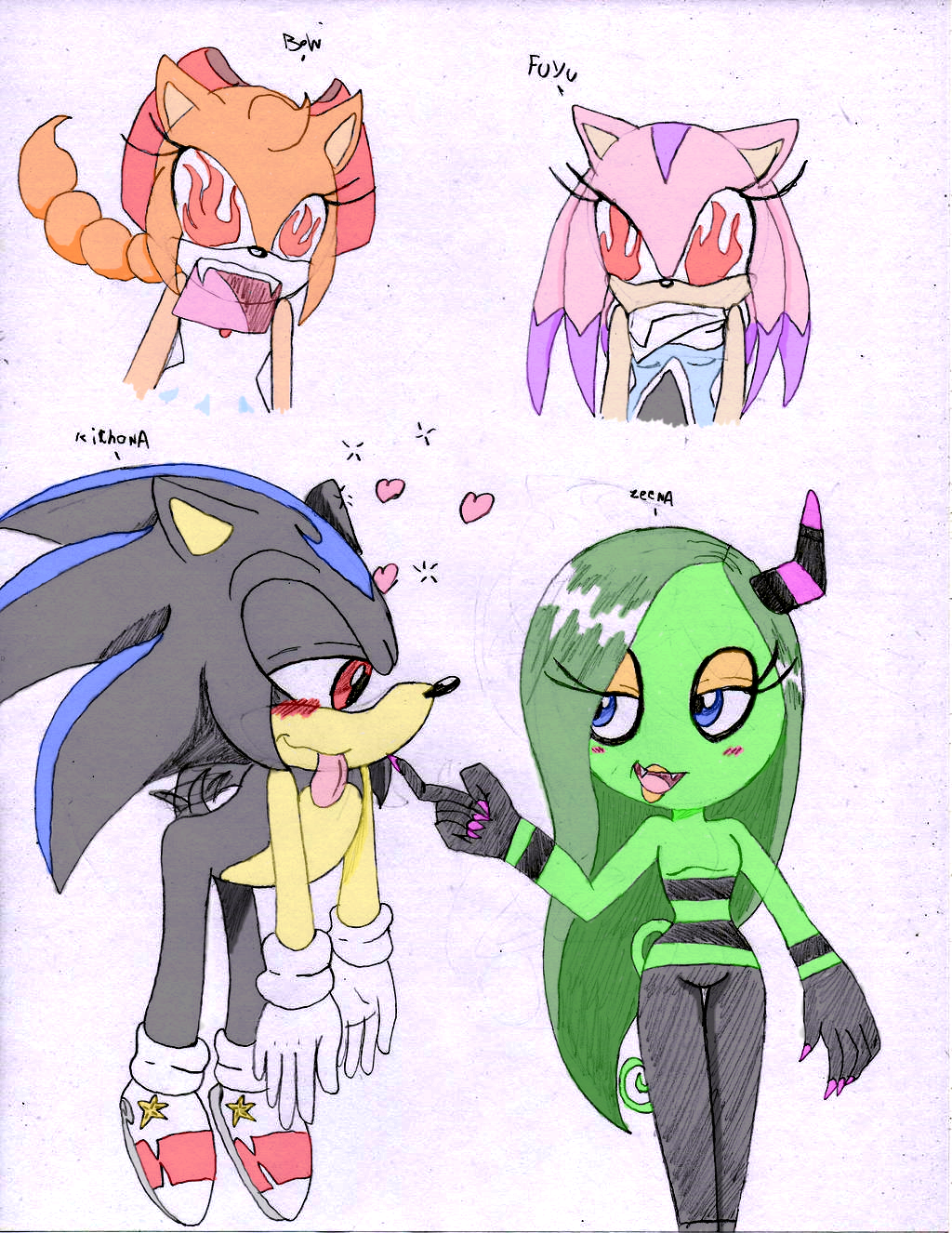 Kichona and Zeena on KichonaTheHedgehog - DeviantArt