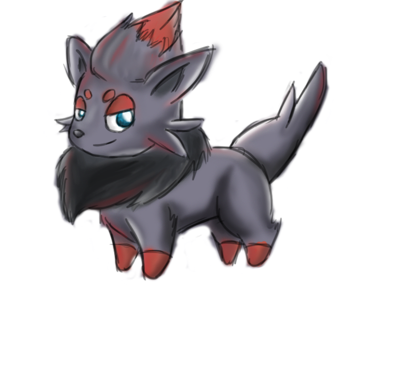 Zorua by 123ValerYAA on DeviantArt