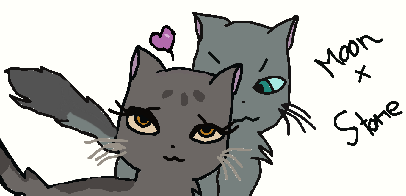 Moonflower and Stormtail by Hollyleaf23 on DeviantArt