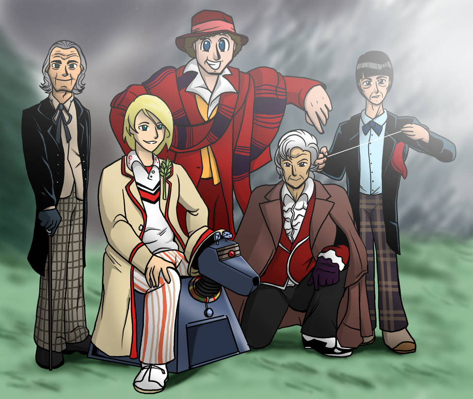 The Five Doctors by Chillguydraws on DeviantArt