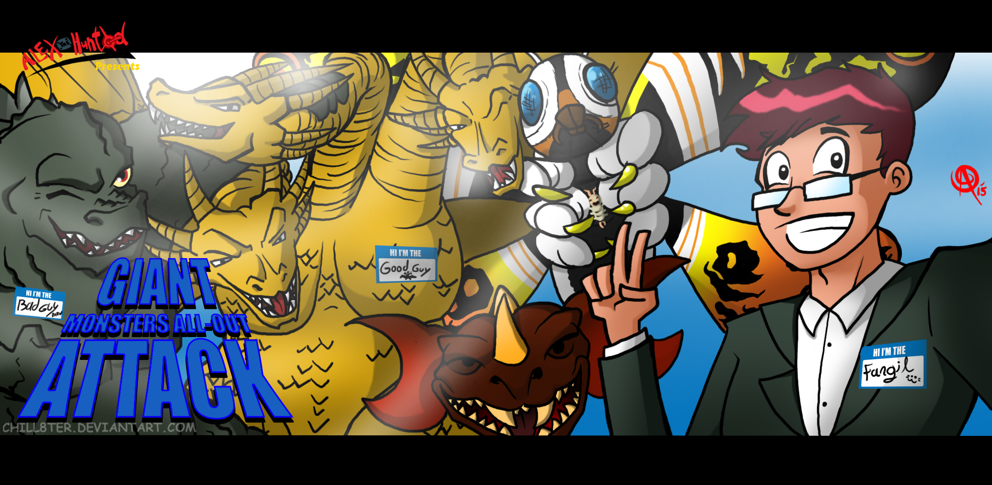 Giant Monster All Out Attack (Commission) by Chillguydraws on DeviantArt