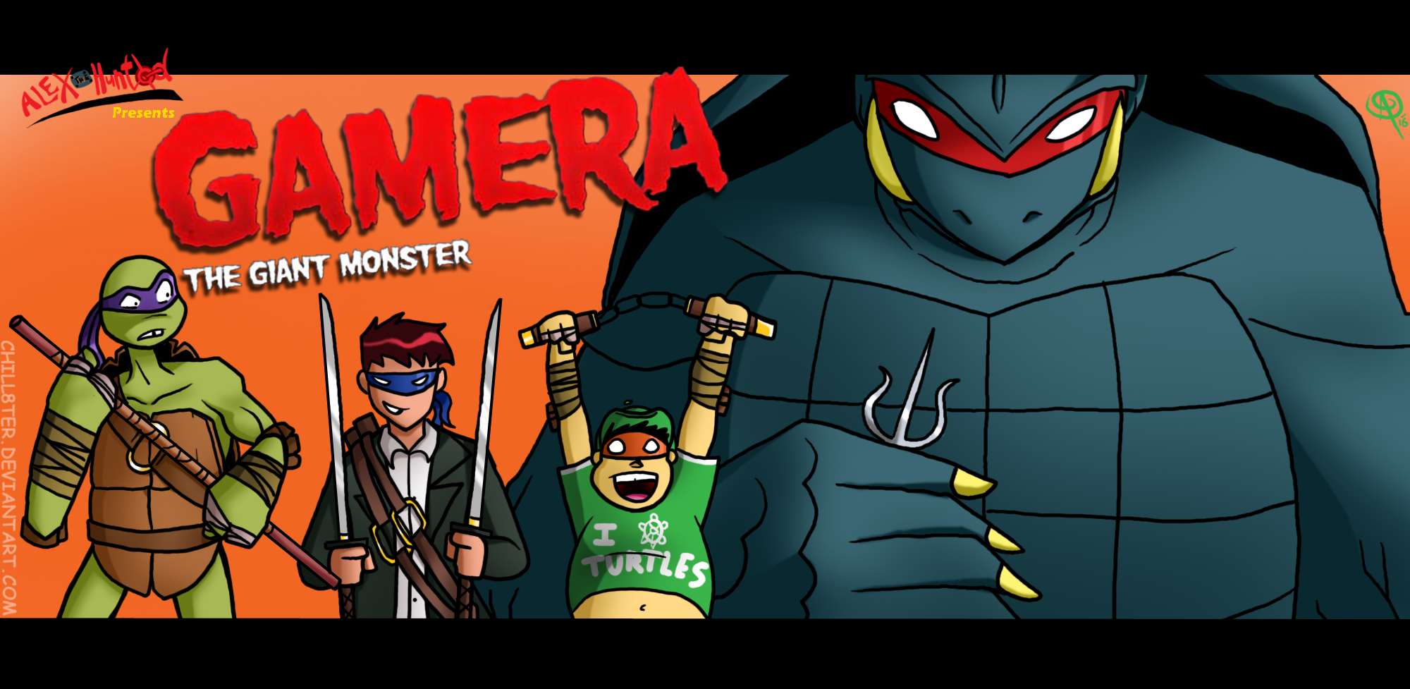 Gamera Ninja Turtles (Commission) by Chillguydraws on DeviantArt