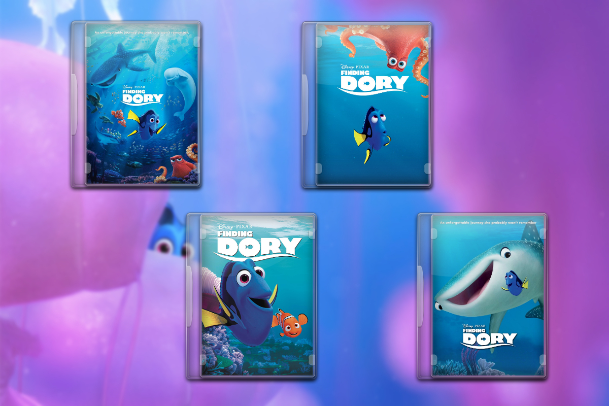 Finding Dory DVD Folder Icons by MaxineChernikoff on DeviantArt