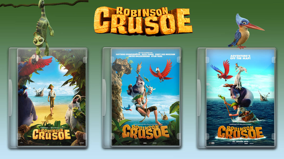 Robinson Crusoe DVD Case Folder Icon Pack by MaxineChernikoff on DeviantArt