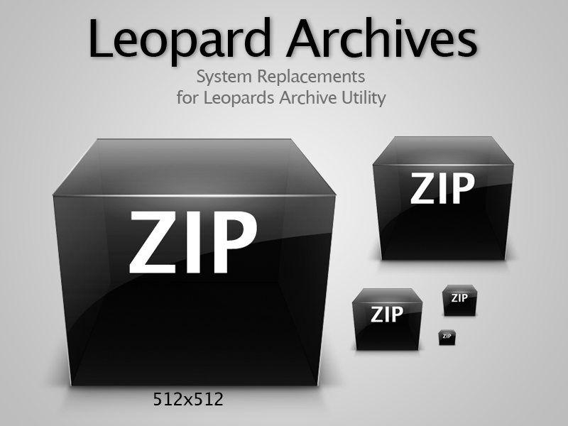Leopard Archive Files Icons by thepm34 on DeviantArt