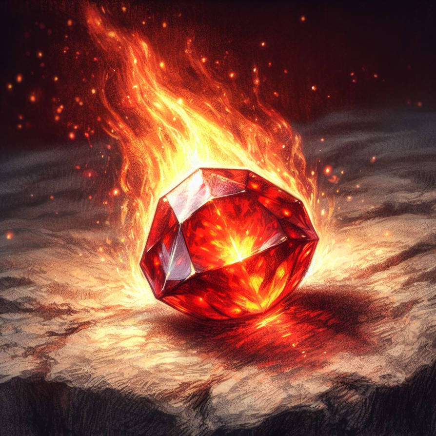 Fire Gemestone by BeeChanArt on DeviantArt