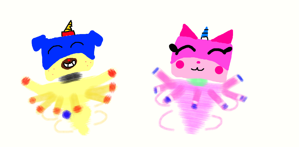 Unikitty and Puppycorn spinning by TheCartoonWizard on DeviantArt