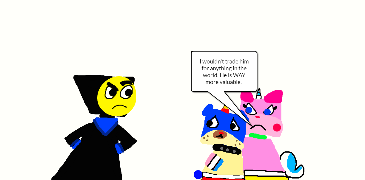 Unikitty defending Puppycorn by TheCartoonWizard on DeviantArt