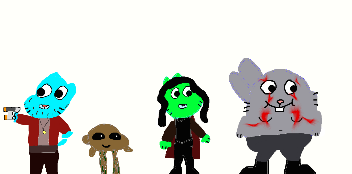 Tawog as Guardians of the Galaxy by TheCartoonWizard on DeviantArt