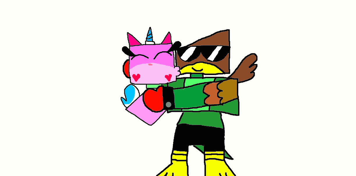 Unikitty kissing Hawodile by TheCartoonWizard on DeviantArt