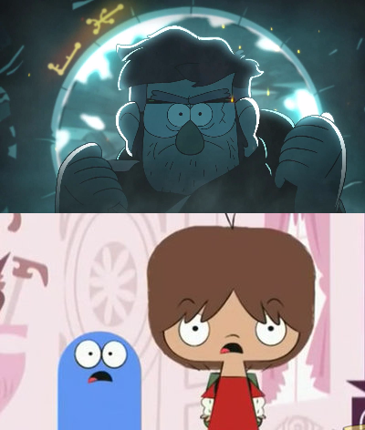 Mac And Bloo Were Shocked by Stanford Pines by TheCartoonWizard on ...