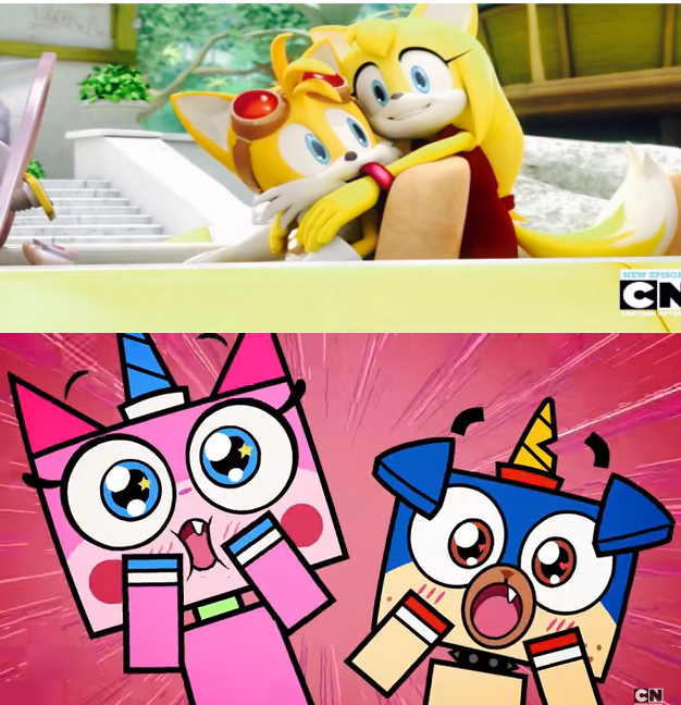 Unikitty and Puppycorn ship Zoey and Tails by TheCartoonWizard on ...