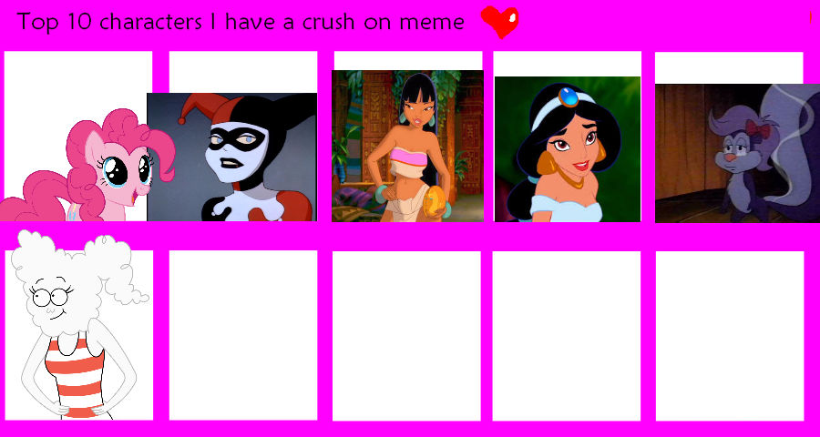 Characters I Have A Crush On By Thecartoonwizard On Deviantart