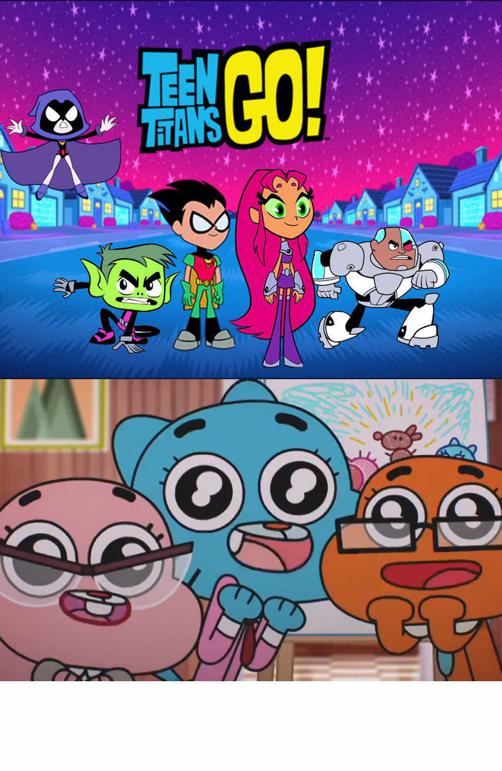 Gumball, Darwin, and Anais love Teen Titans Go! by TheCartoonWizard on ...
