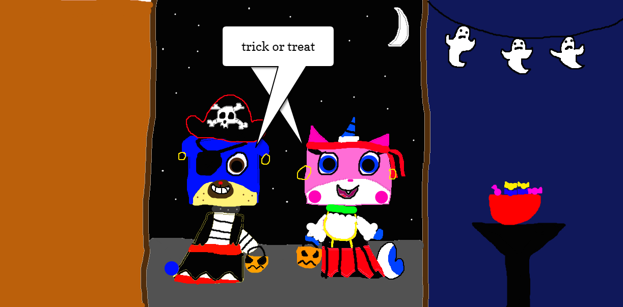 Unikitty and Puppycorn dressed as pirates by TheCartoonWizard on DeviantArt