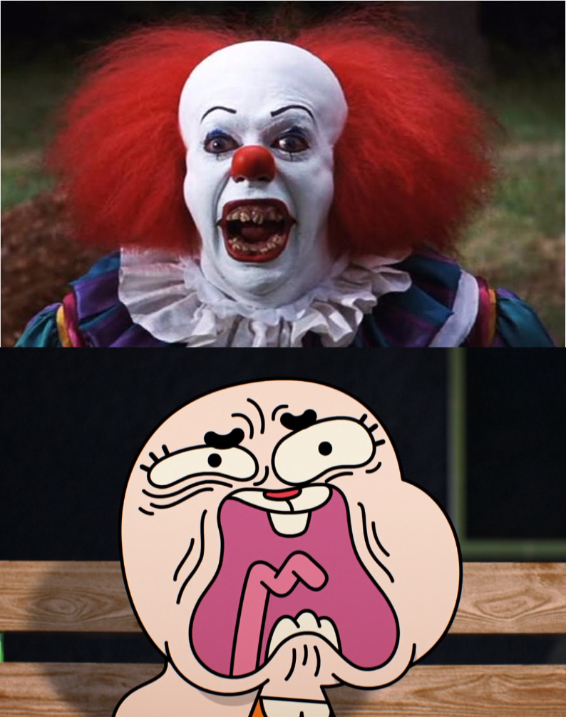 Pennywise scared Anais by TheCartoonWizard on DeviantArt